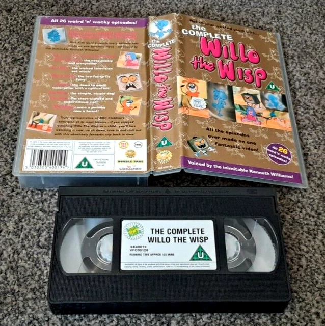THE COMPLETE WILLO The Wisp All 26 Wacky Episodes Pal Vhs Video Kids ...