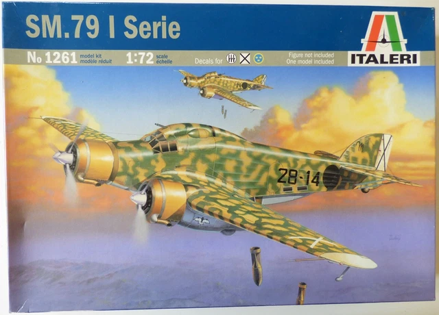 MAQUETTE AVION Savoia Marchetti Sm 79 1/72 Italeri EUR 15,00 - PicClick FR