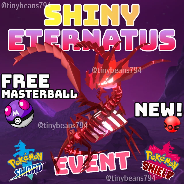 🔥SHINY ETERNATUS🔥RARE EVENT🔥POKEMON Sword and Shield🔥 EUR 3,34 ...