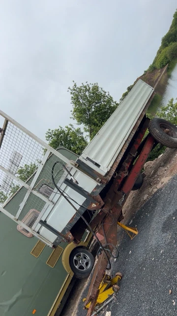 TRACTOR DROP SIDE Tipping Trailer Alloy Body £496.32 - PicClick UK