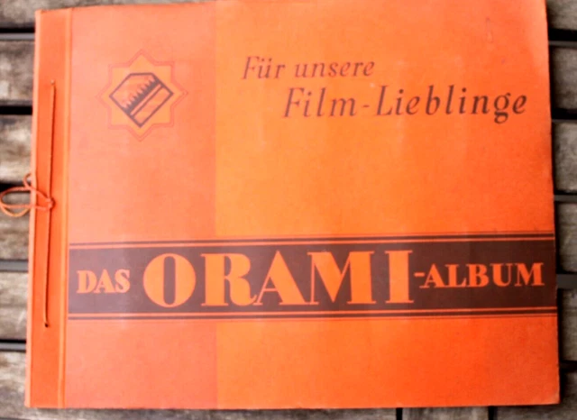 9373 ORAMI ALBUM Für unsere Film-Lieblinge 1 1931 trading card book ...