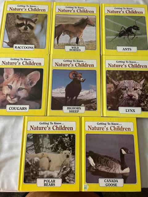 LOT OF 28 Getting To Know Nature’s Children Scholastic Hardcover Books ...