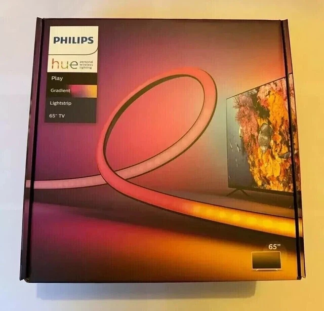 PHILIPS HUE PLAY gradient 65 inch tv lightstrip sync colour new £150.00 ...
