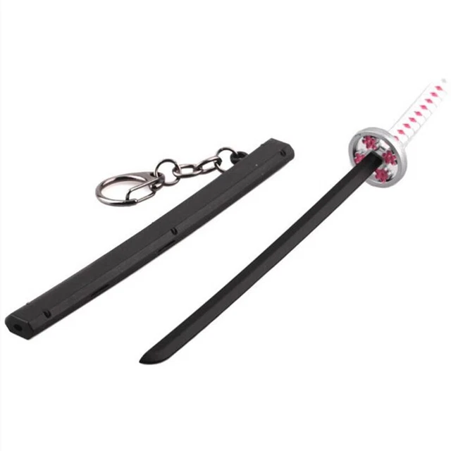 DEMON SLAYER SWORD Keychain Manga Kimetsu No Yaiba Weapons Props Anime ...