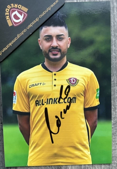 AUTOGRAMMFOTO AIAS AOSMAN Dynamo Dresden original Unterschrift EUR 4,13 ...