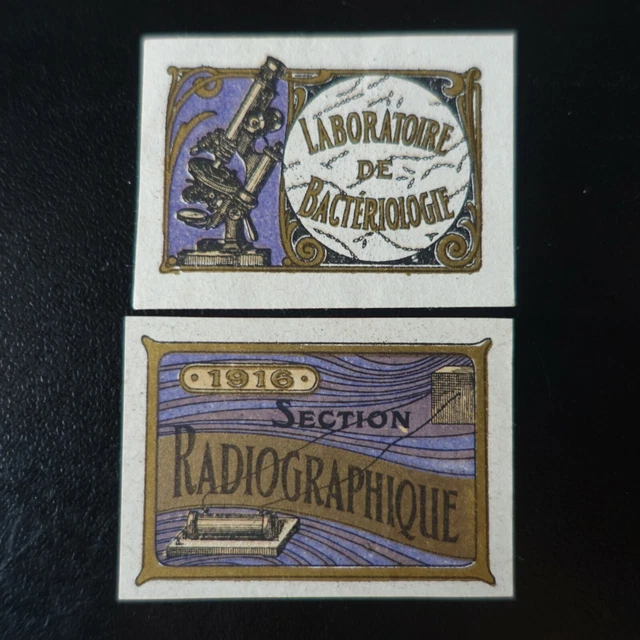 VIGNETTE COMMEMORATIVE LABELS Laboratoire De Bactériologie ...