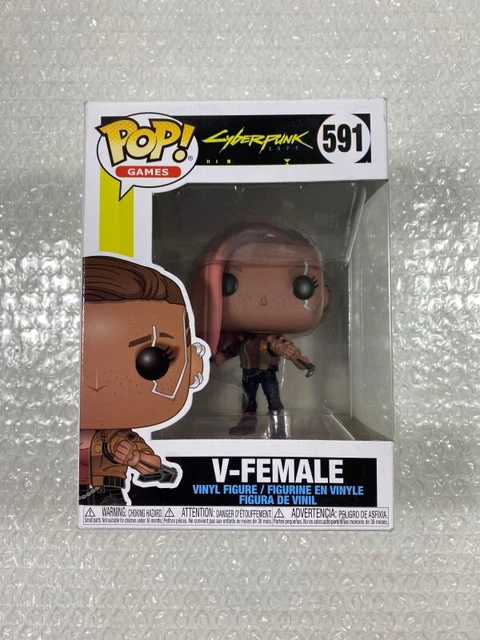 FIGURINE (FIGURE) POP - V-Female - Cyberpunk 2077 591 Occasion EUR 16 ...