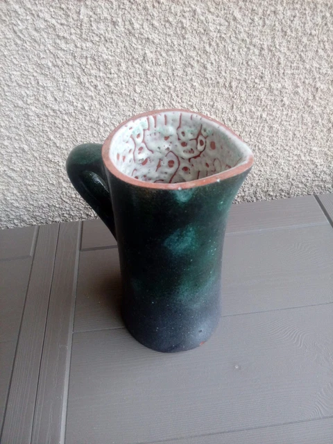 ANCIEN PICHET EN ceramique poterie signé GOUTTEBESSI vintage style vallauris EUR 24,90 - PicClick FR