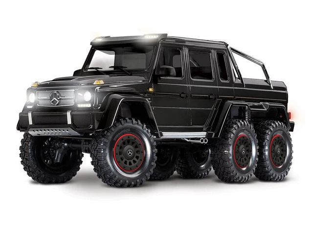 TRAXXAS TRX-6 MERCEDES Benz G63 AMG 6X6 Black With LED Lighting RTR ...