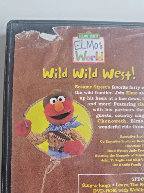 SESAME STREET ELMO' World Wild Wild West! DVD Special Edition Sony ...