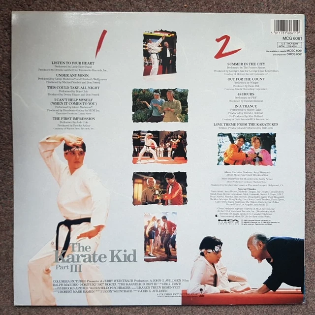 THE KARATE KID PART III Original Film SOUNDTRACK LP Album, Vinyl ist in ...