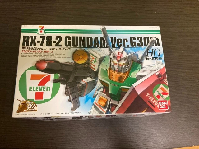 BANDAI HGUC 1/144 RX-78-2 Gundam G30th 7-11 version couleur neuf du Japon Kim... EUR 80,23 ...