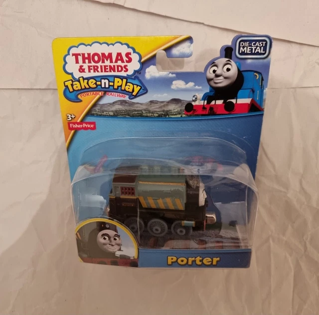 THOMAS THE TANK Engine & Friends TAKE ALONG N PLAY PORTER DIECAST TRAIN ...