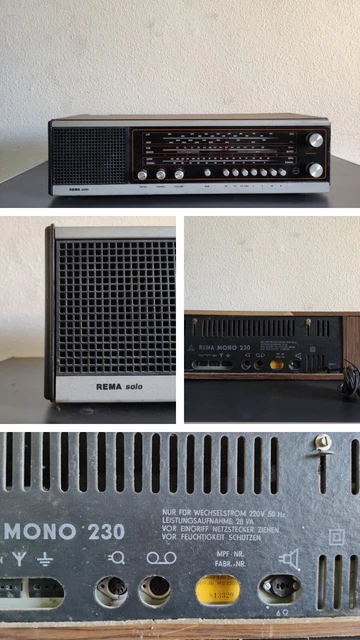 !! RADIO TRANSISTOR radio iconica antica Rema Solo Mono 230 DDR ...