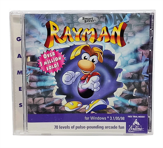 RAYMAN COMPUTER GAMES PC CD ROM Windows Adventure Ubi Soft Smart Saver ...