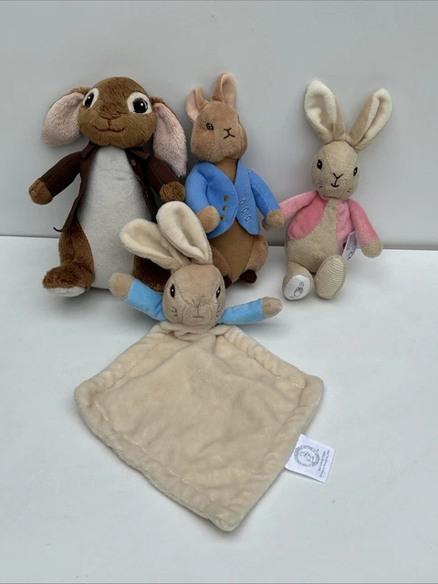 BEATRIX POTTER PETER Rabbit 🐰 Soft Stuffed Toys x 4 characters £5.29 ...