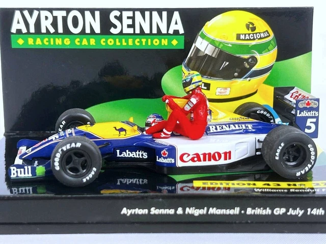 AYRTON SENNA WILLIAMS FW14 1991 British GP 1/43 Minichamps Formula 1 ...