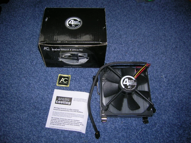 ARCTIC COOLING SUPER Silent 4 Ultra TC Socket 478 Heatsink and fan ...