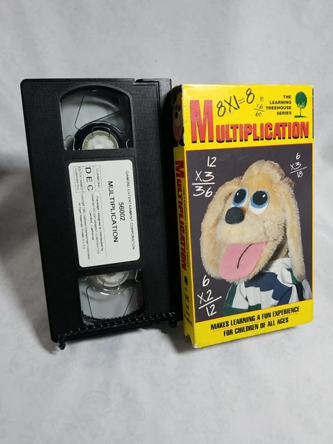 THE LEARNING TREEHOUSE Series: Multiplication VHS For Children of All ...