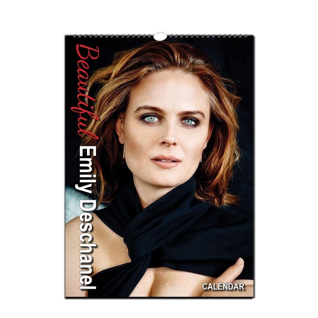 BEAUTIFUL EMILY DESCHANEL personalised | 2025/26 Calendar Choose start ...