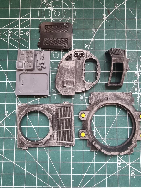 WARHAMMER SPACE MARINE Spares Vehicle Tank Panels Hatches Parts Bits £6 ...
