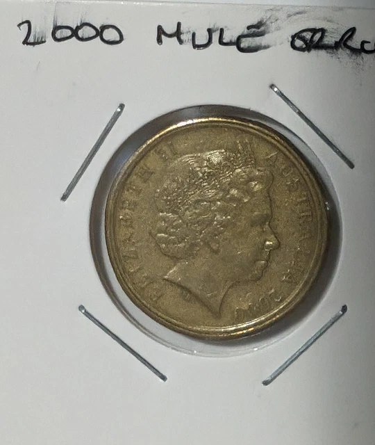 2000 AUSTRALIAN ONE Dollar Mule - $1 Error Coin- Full Circle $440.00 - PicClick AU