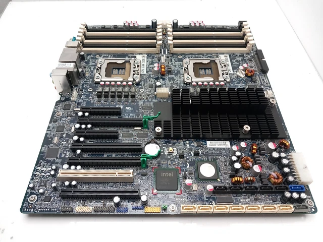 HP Z800 DUAL Socket LGA1366 DDR3 Workstation Motherboard 591132-001 £80 ...