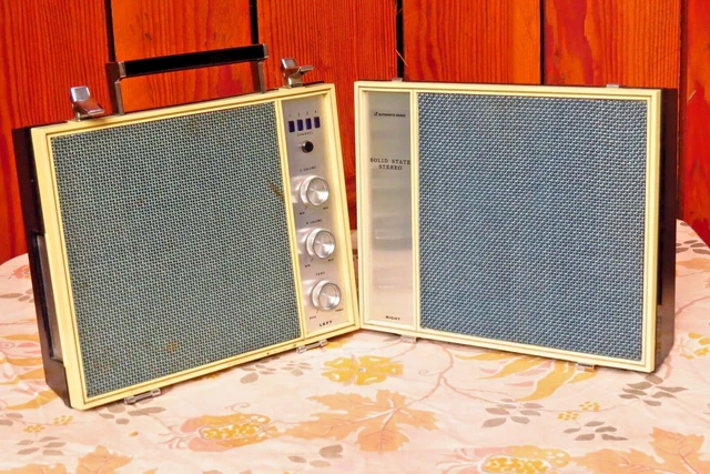VINTAGE AUTOMATIC RADIO Portable 8 Track Player 1960s SEP-9800 JAPAN £ ...