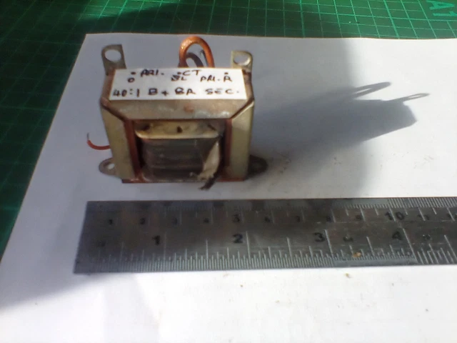 VINTAGE PUSH PULL Output Transformer Valve Radio Amplifier £14.99 ...