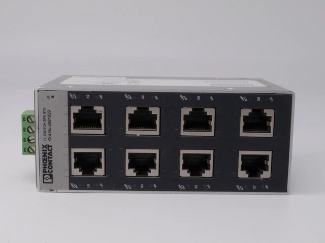PHOENIX-CONTACT FL-SWITCH-SFN-8TX ID 2891929 Industrial Ethernet Switch ...