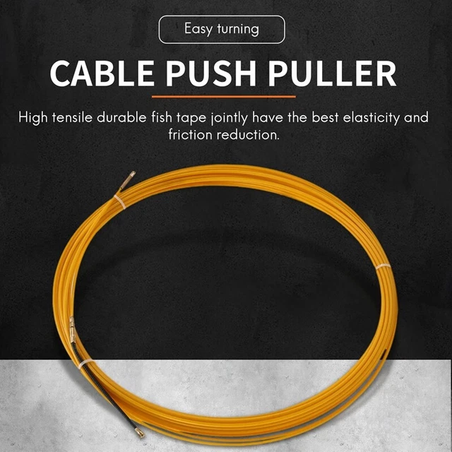 1X(20M 3MM GUIDE Device Fiberglass Electric Cable Push Pullers Duct ...
