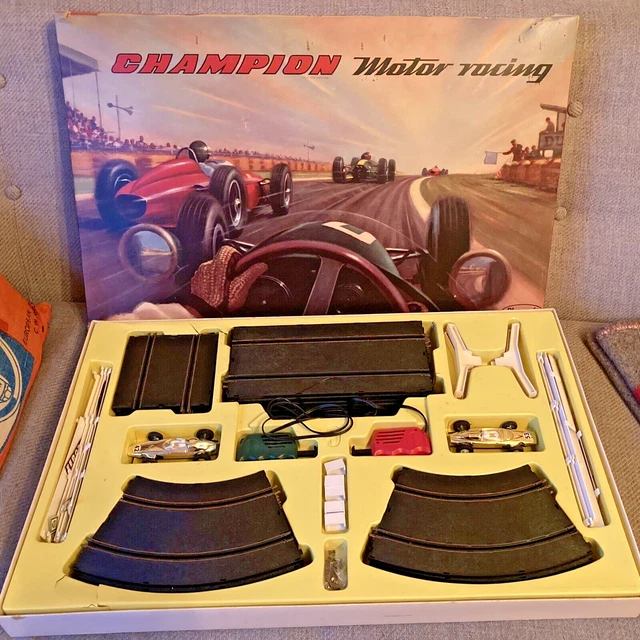 CHAMPION PLAYCRAFT JOUEF slot racing Corgi X120C plated BRM Ferrari ...