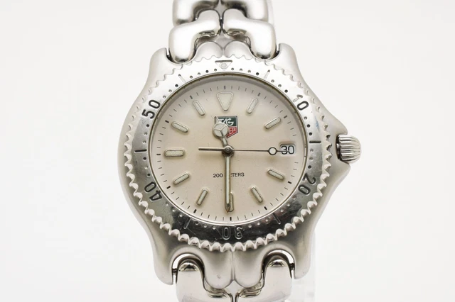 VINTAGE TAG HEUER S/el SEL S99.006M White Dial 200M 40mm Men's Quartz ...