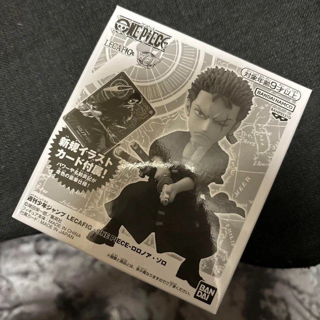 BANDAI ONE PIECE Card Game Leader Card Figure Set LECAFIG Roronoa Zoro ...