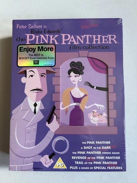 THE PINK PANTHER 5 Film Collection Peter Sellers DVD Box Set New Sealed ...