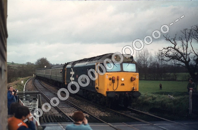 35MM ORIGINAL COLOUR SLIDE OF CLASS 50 ENTERING CHARD JUNCTION IN ...