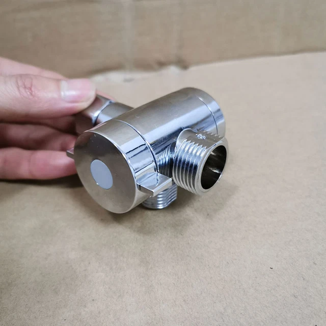 1 PC SHOWER Tee Adapter Shower Spray Diverter Adapter Three Way Tee ...