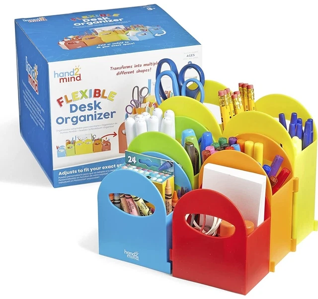 LEARNING RESOURCES FLEXIBLE Desk Organiser, Desk Top Organiser, Modular ...