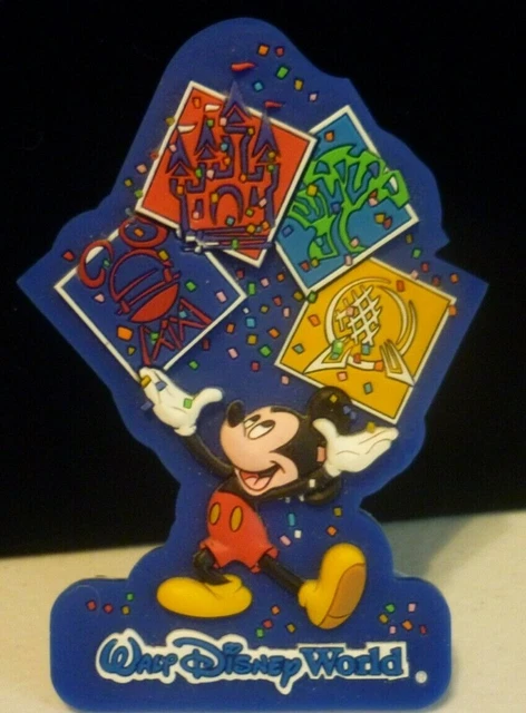 DISNEYWORLD PARK ICONS Magnet Mgm Earful Tower~Epcot~Castle~Tree~Mickey ...