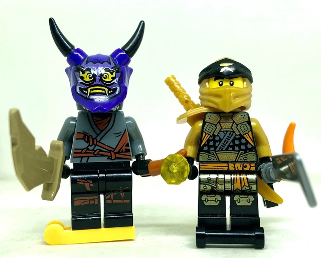 LEGO NINJAGO COLE Gold + Oni Mask Warrior EUR 15,00 - PicClick FR
