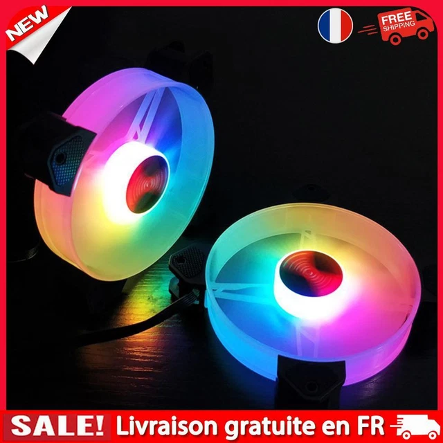 120MM RGB COOLING Fan Chassis Gorgeous Quiet Radiator (6 Fans) EUR 39 ...