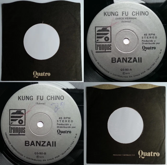 BANZAI LES CLODETTES (Claude Francois) Top Chinois Kung Fu 1975 Rare ...