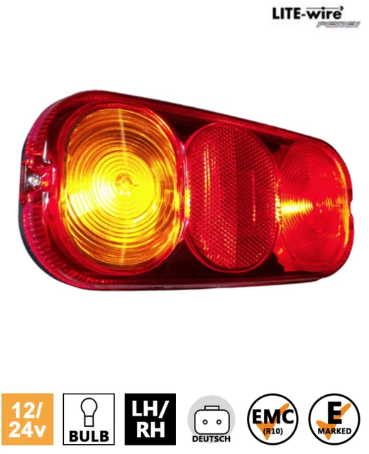 LITE-WIRE/PEREI CRL300D STOP/TAIL/INDICATOR Light Lamp JCB Lorry Truck ...