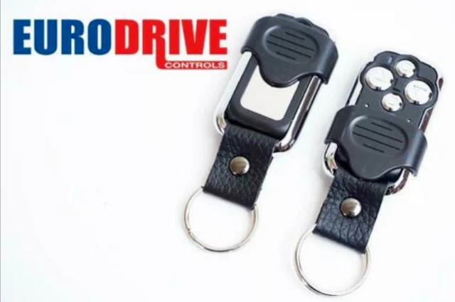 2 X GARAGE roller door / shutter remote control fobs for DRS Euro kit ...