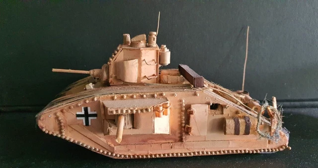 WW1 MARK VII. Indiana Jones Last Crusade Tank 1/35 Scale Handmade Rare ...