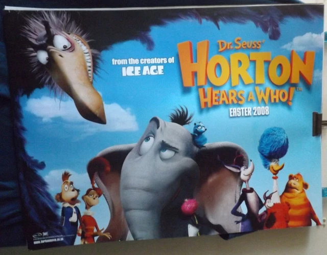 DR SEUSS HORTON Hears A Who! Original Quad Cinema Poster £9.99 ...
