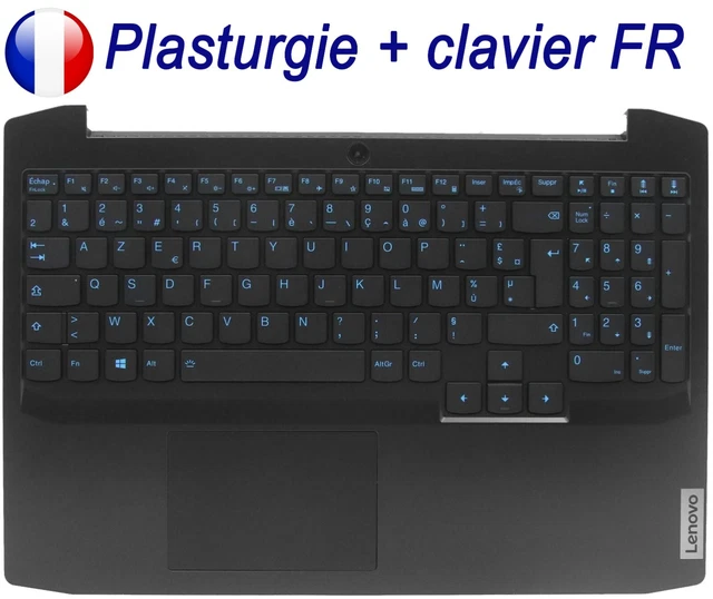 PLASTURGIE + CLAVIER Français AZERTY pour LENOVO IdeaPad Gaming 3-15ARH ...