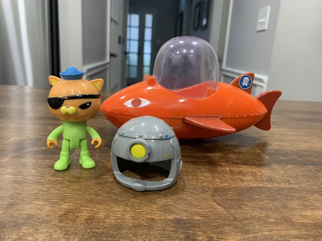 FISHER PRICE OCTONAUTS Gup-B Orange Tiger Shark Submarine Kwazii w ...