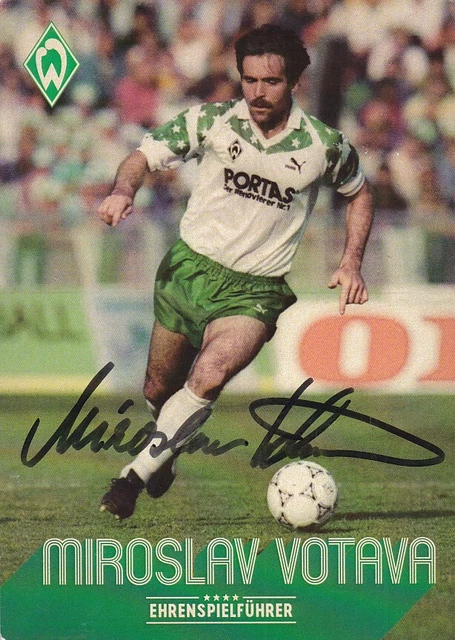 MIROSLAV VOTAVA - DFB-Nationalspieler, Werder Bremen, Ehrenspielführer ...