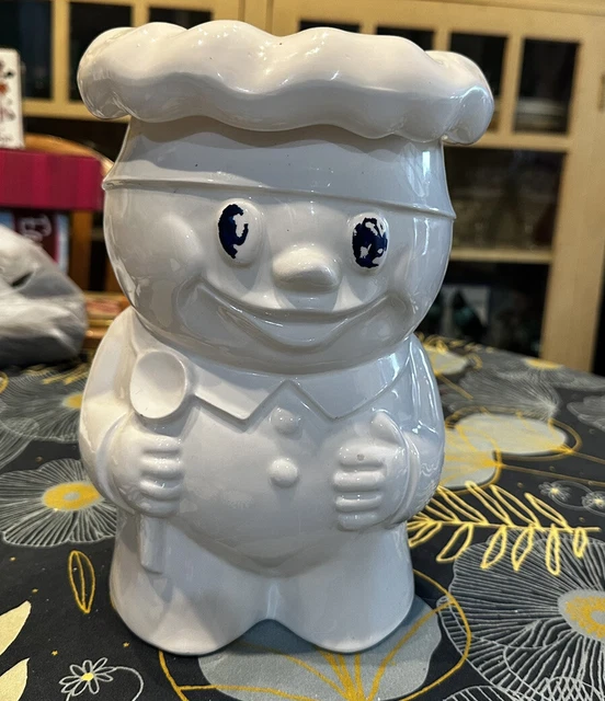 VINTAGE MCCOY PILLSBURY Doughboy Bobby Baker Cookie Jar 10" $60.00 ...